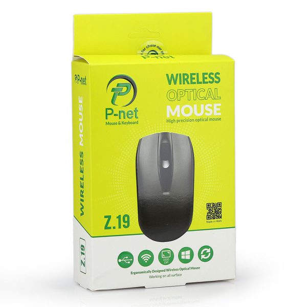 موس بی سیم PNET Z19 - لپ تاپ غدیر